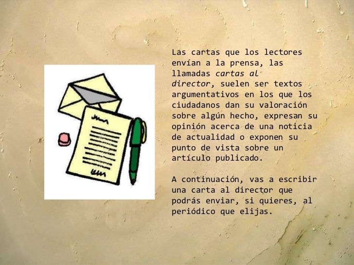 Cartas al director