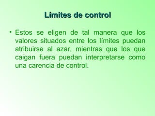 Cartas de control de calidad | PPT