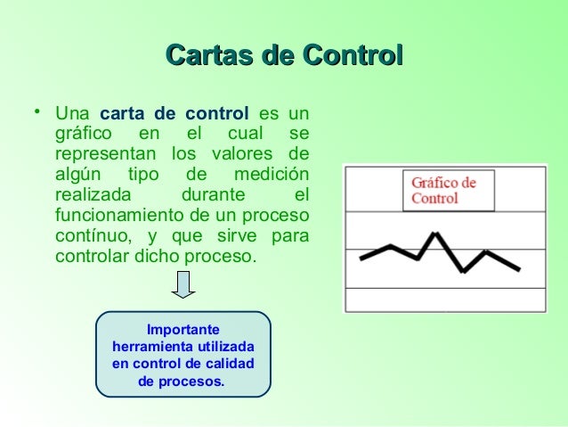 Cartas de control de calidad