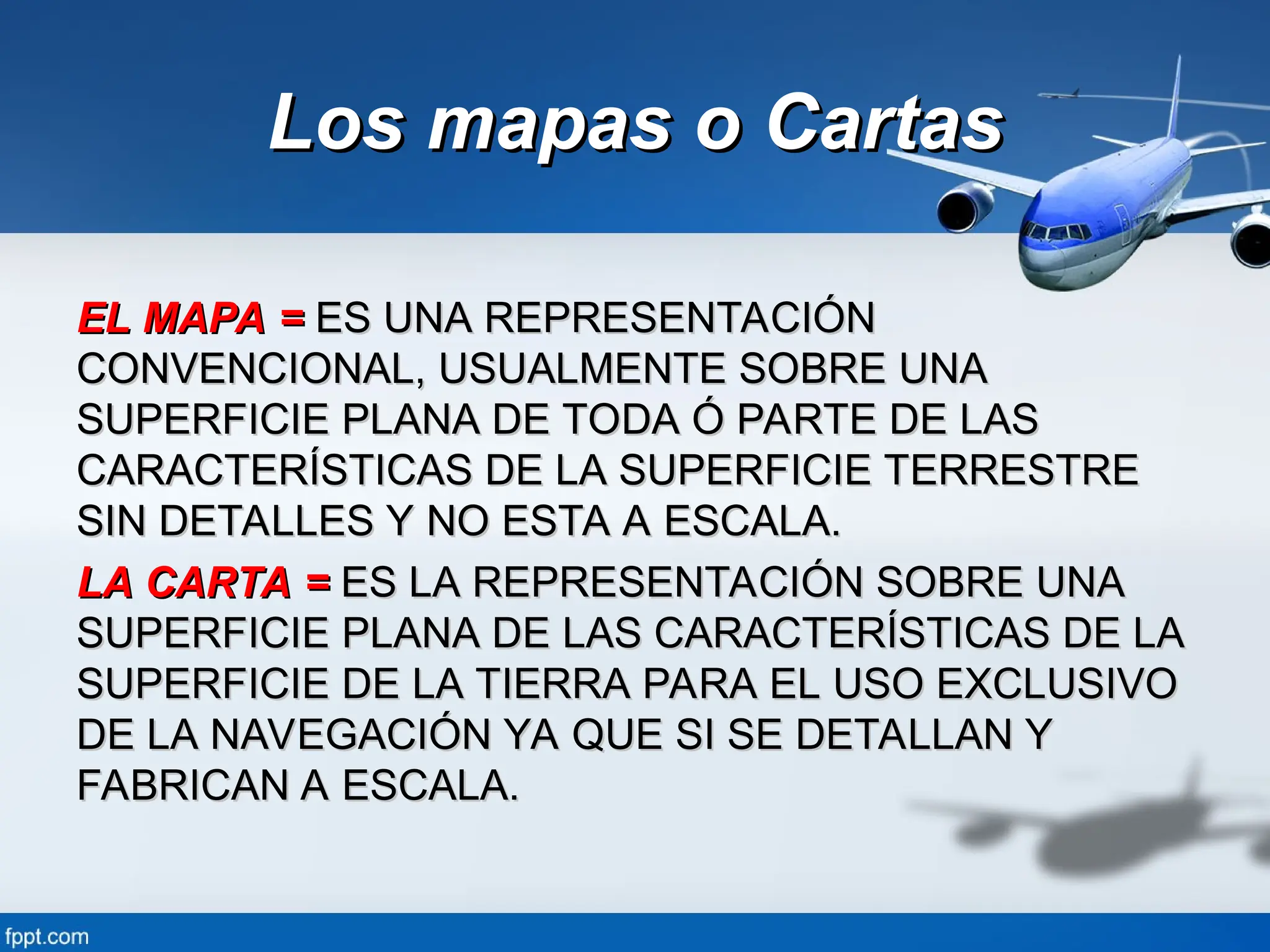 cartas proyecciones en la aviacion, usos y metodos | PPT