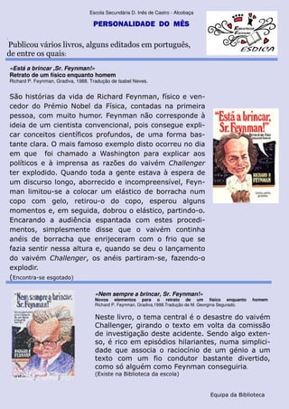 Cartaz Richard Feynman | PDF
