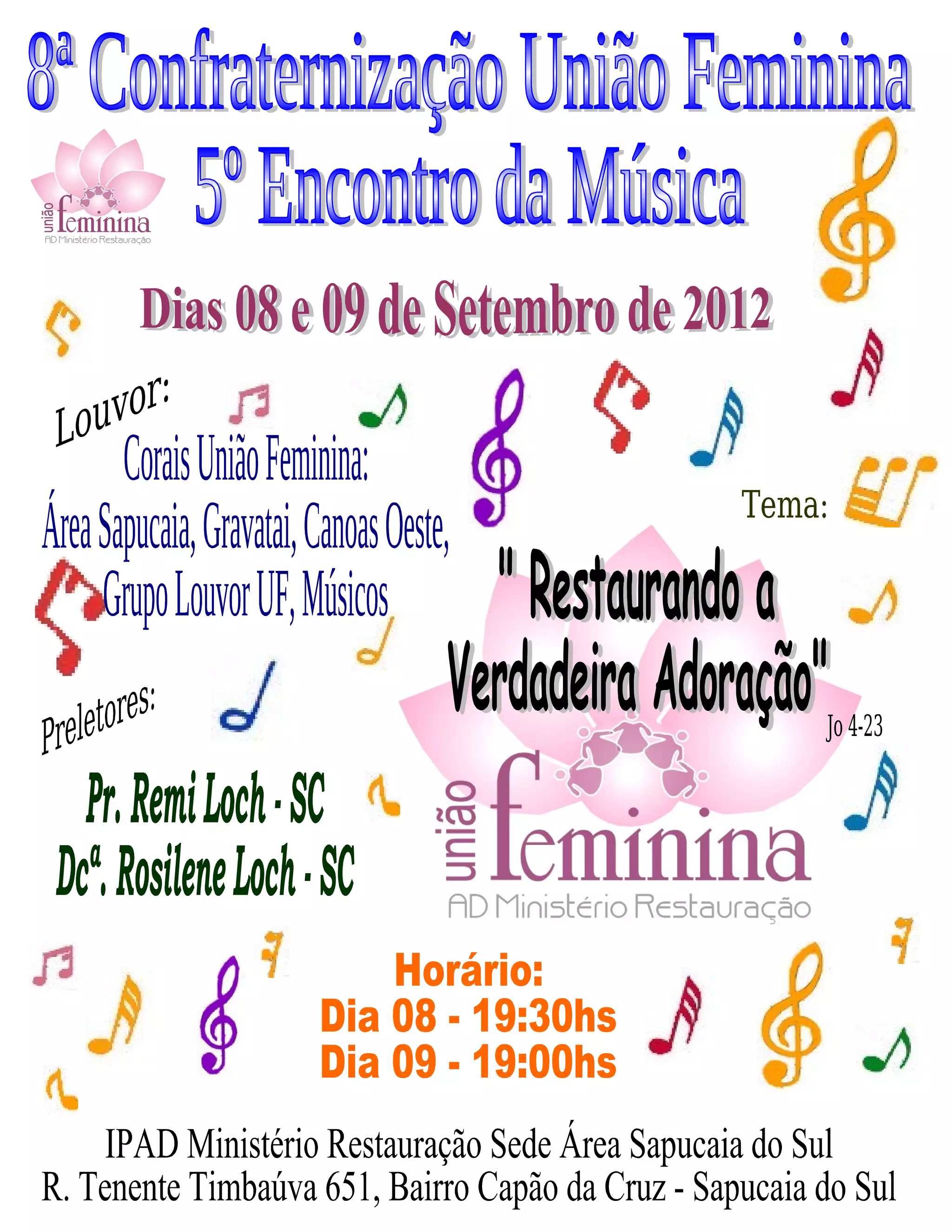 Cartaz uf e música | DOC