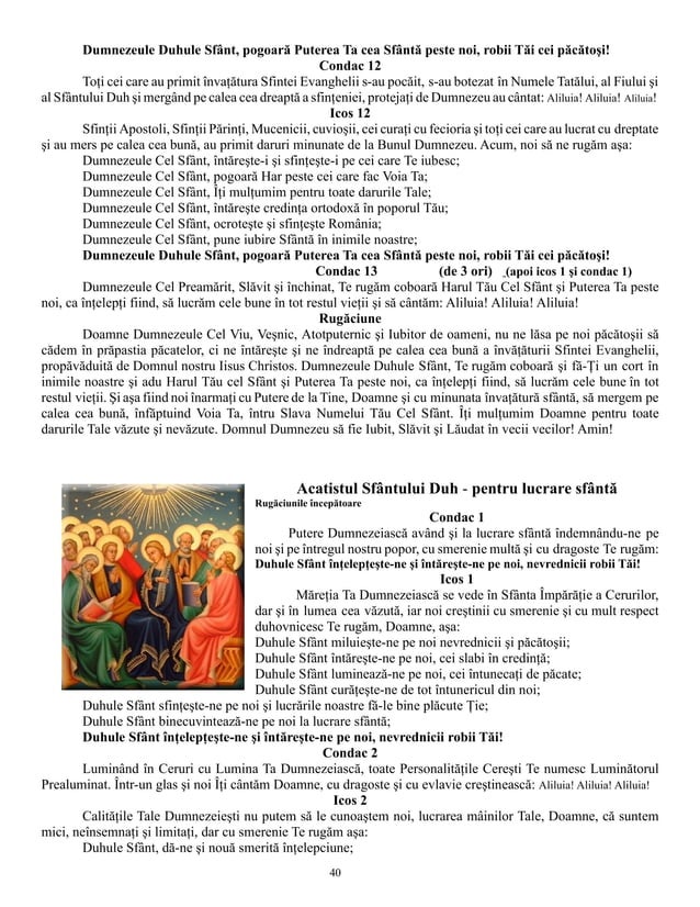 Carte De Acatiste Paraclise Canoane Rugaciuni | PDF