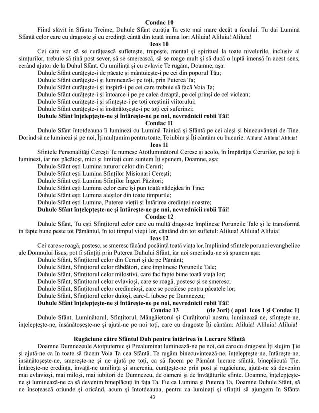 Carte De Acatiste Paraclise Canoane Rugaciuni | PDF