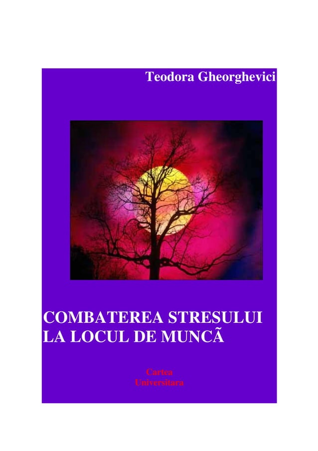 Stresul la locul de munca | PDF