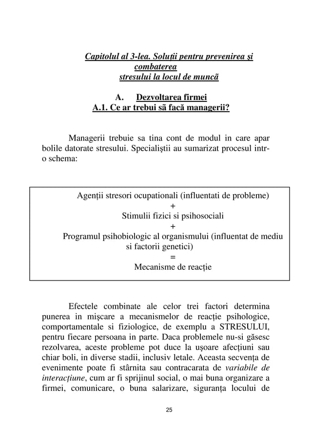 Stresul la locul de munca | PDF