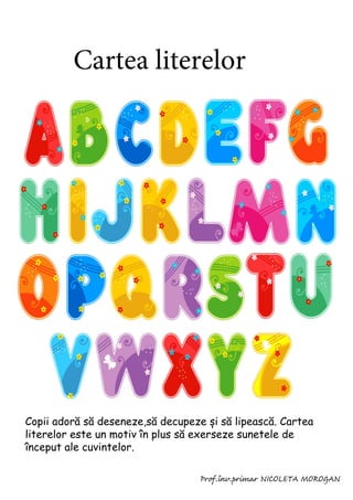 Cartea literelor 1 | PDF