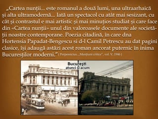 Cartea nunţii pîrvu cătălin | PPTX