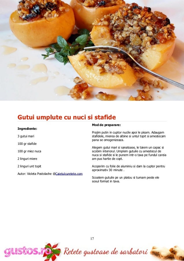 Carte de bucate retete de sarbatori