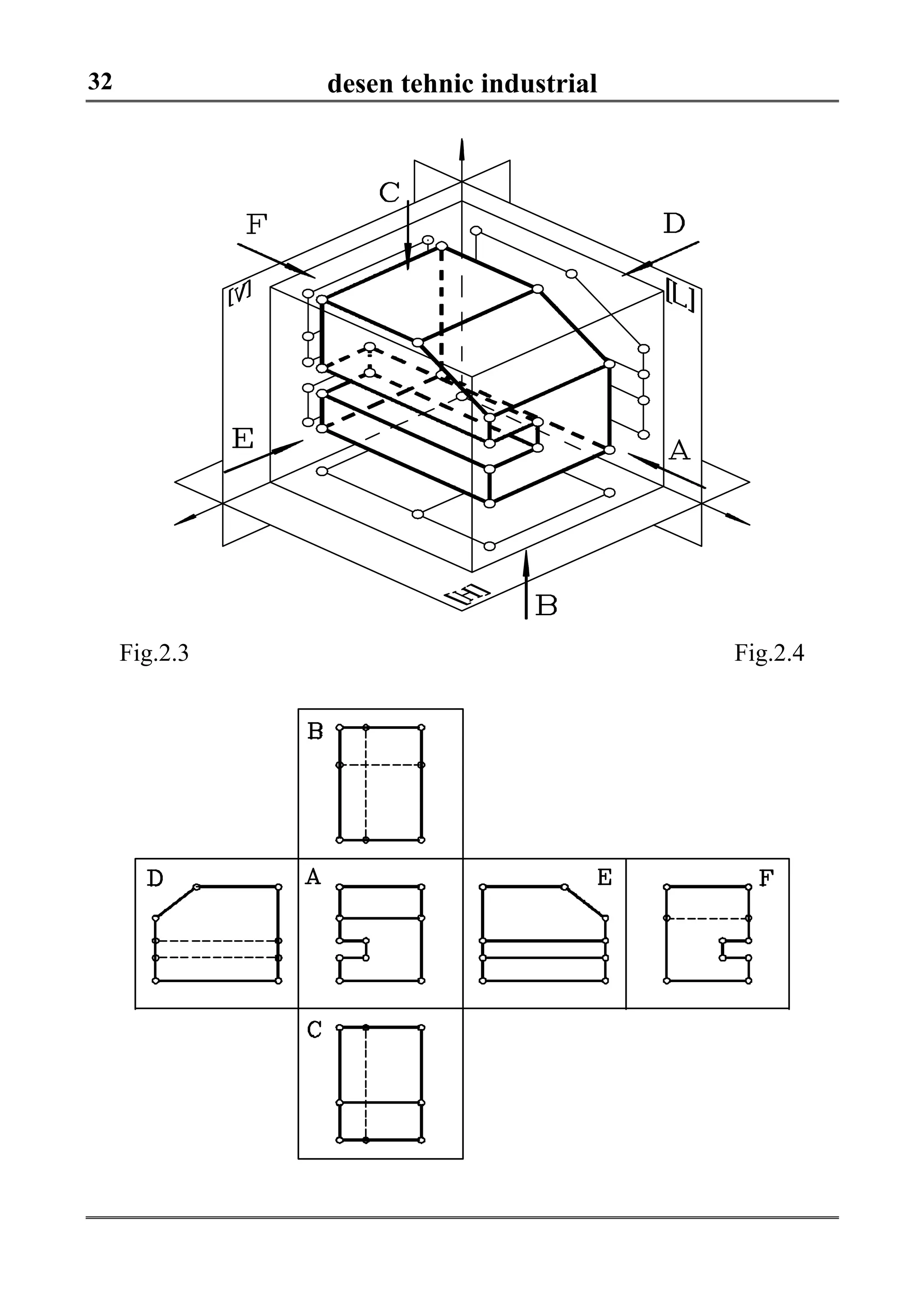 Carte desen tehnic & geometrie descriptiva | PDF