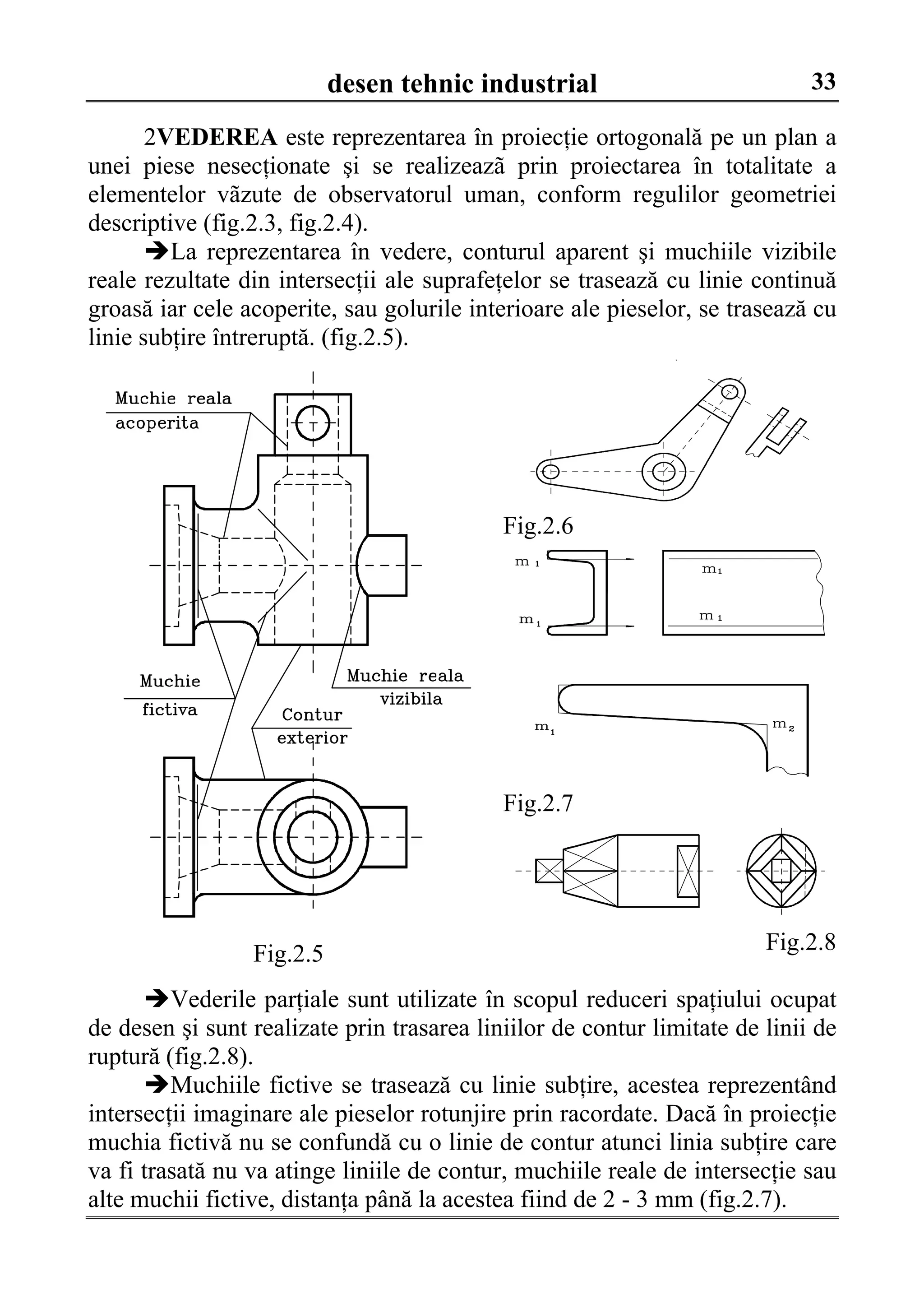 Carte desen tehnic & geometrie descriptiva | PDF
