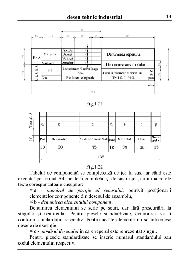Carte desen tehnic & geometrie descriptiva | PDF