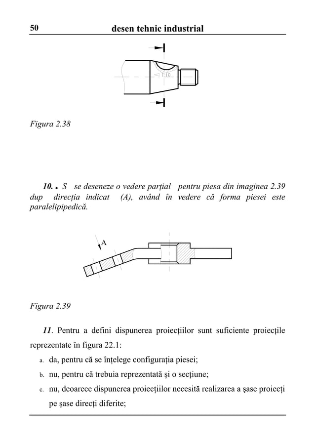 Carte desen tehnic & geometrie descriptiva | PDF