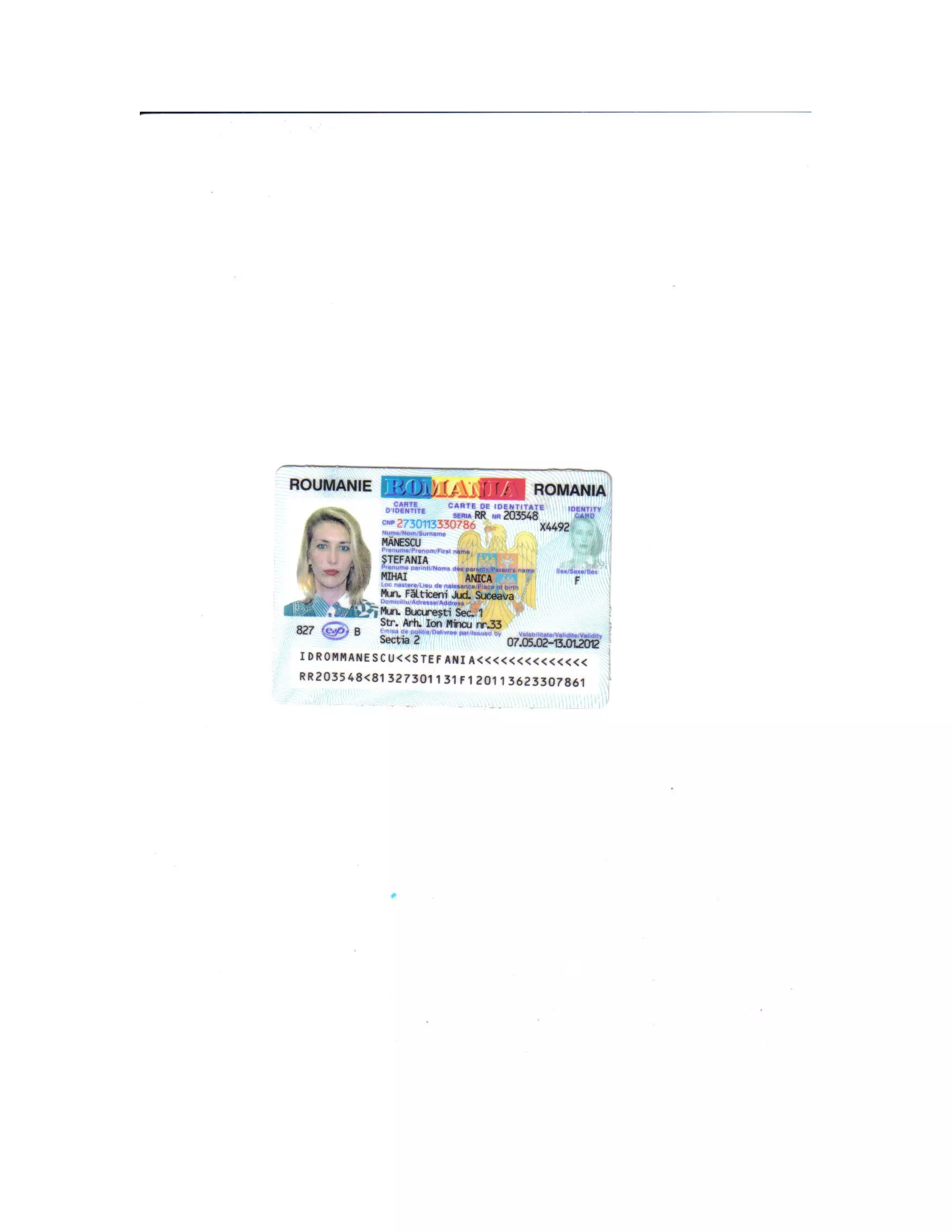 Carte Identitate | DOC