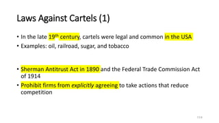 Cartel - Price discrimination - Dumping - Commodity Agreement | PPTX
