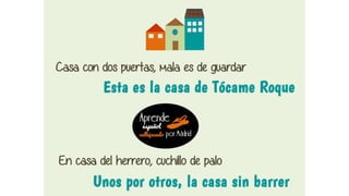 Carteles con expresiones, modismos y refranes | PPTX