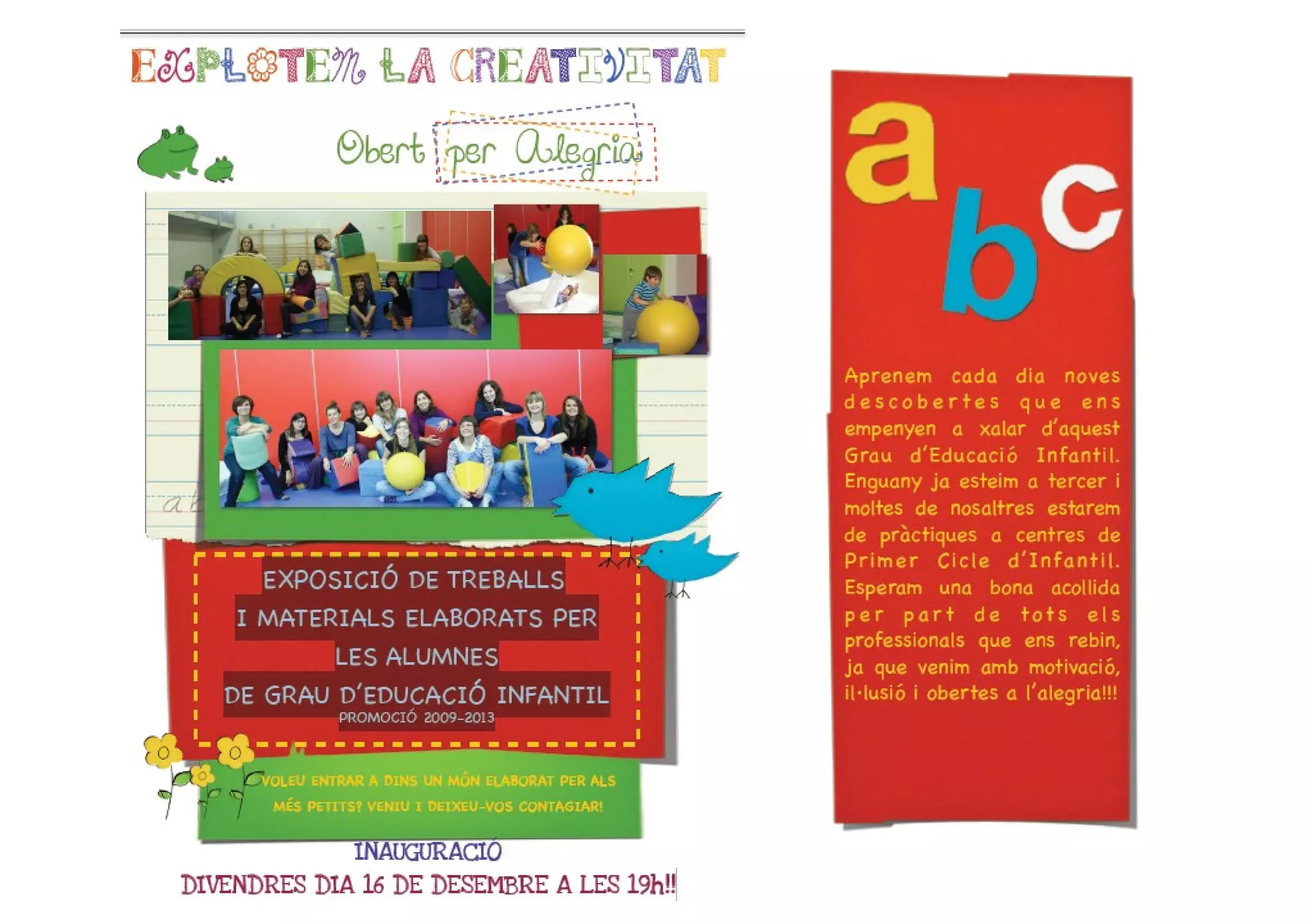 Cartell i triptic per bloc | PDF