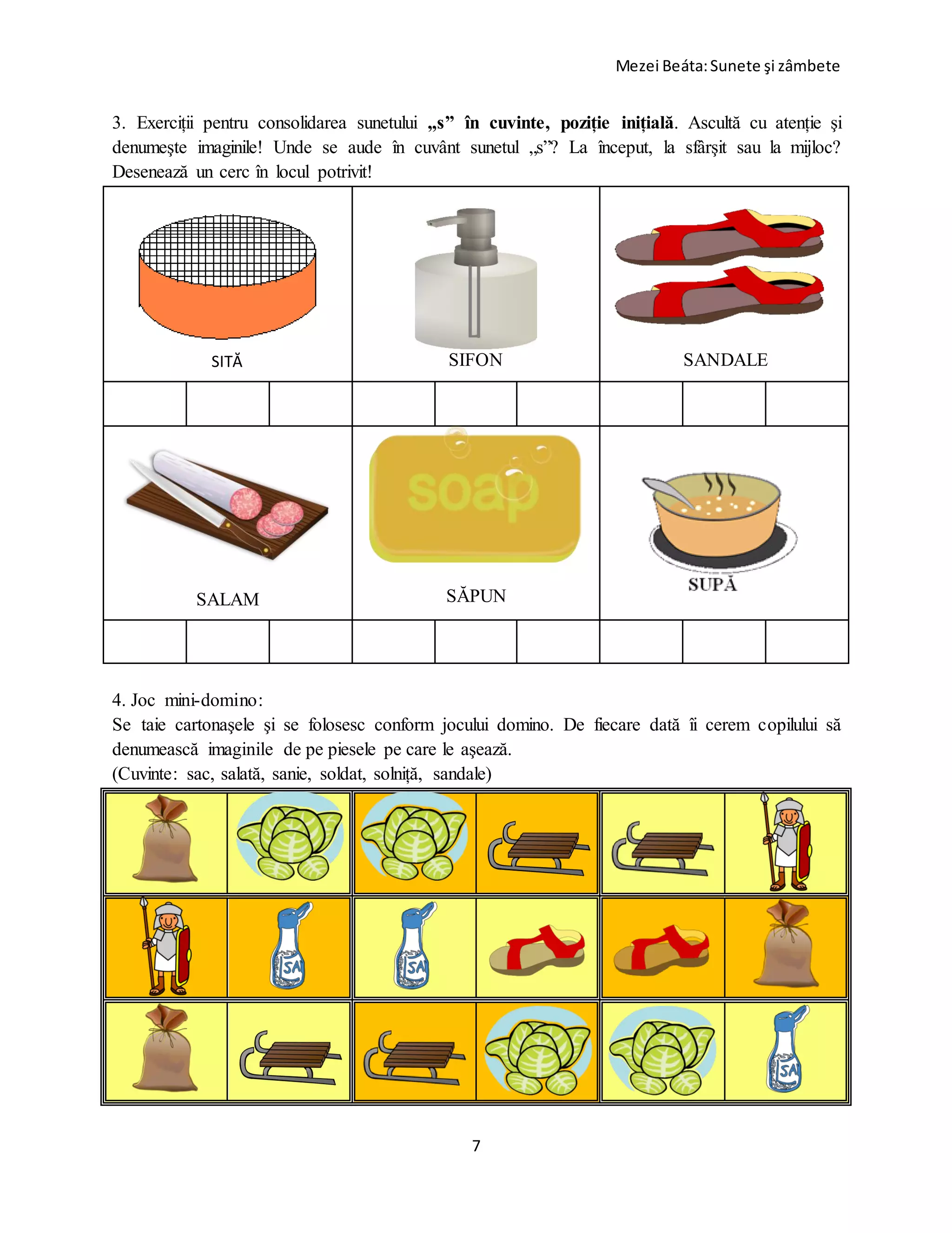 Carte logopedie sigmatism | PDF