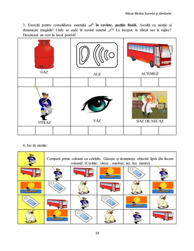 Carte logopedie sigmatism | PDF