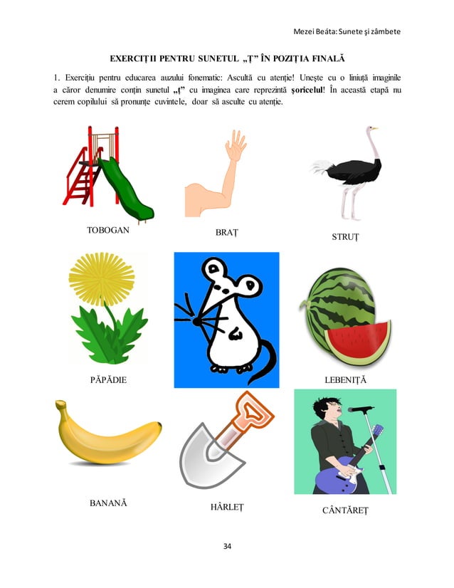 Carte logopedie sigmatism | PDF