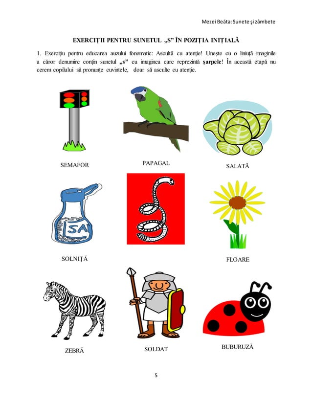 Carte logopedie sigmatism | PDF