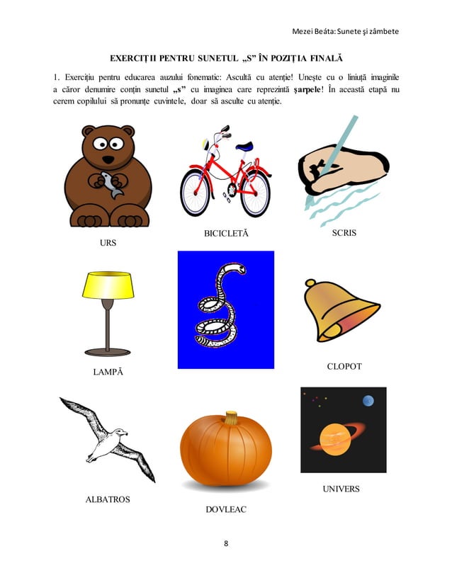 Carte logopedie sigmatism | PDF