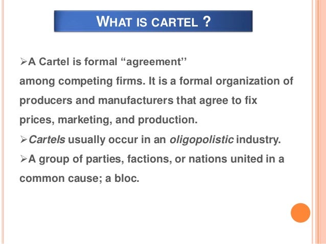 Cartels ppt