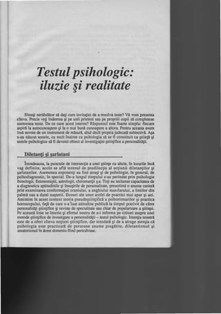 Carte psihoteste | PDF