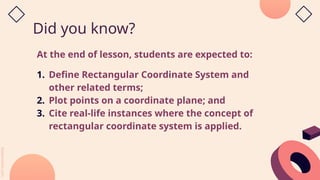 Cartesian-Coordinate-Plane.pptx Math 8.. | PPT