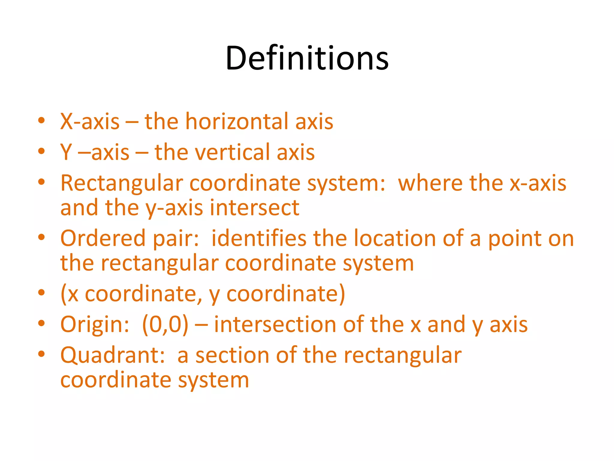 Cartesian Co Ordinates Ppt