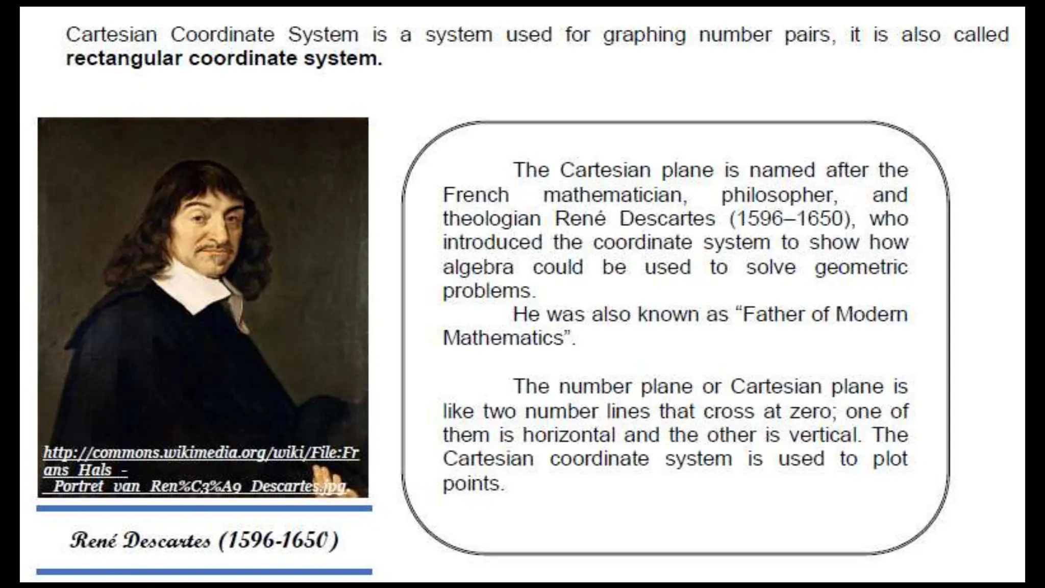 Cartesian Coordinate System Fsgffgy Pptx Free Download
