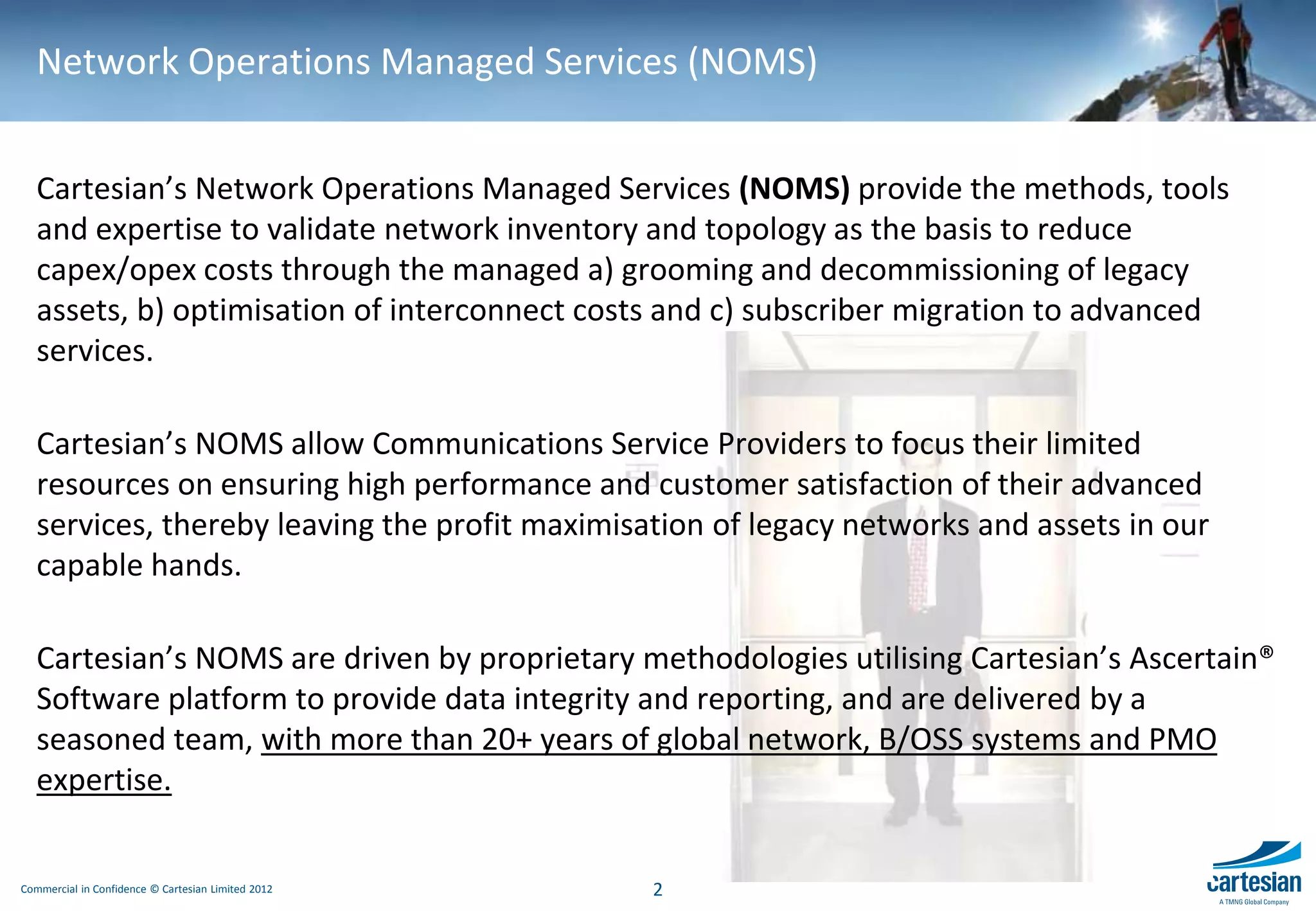 Network Operations Managed Services (NOMS) | PPTX