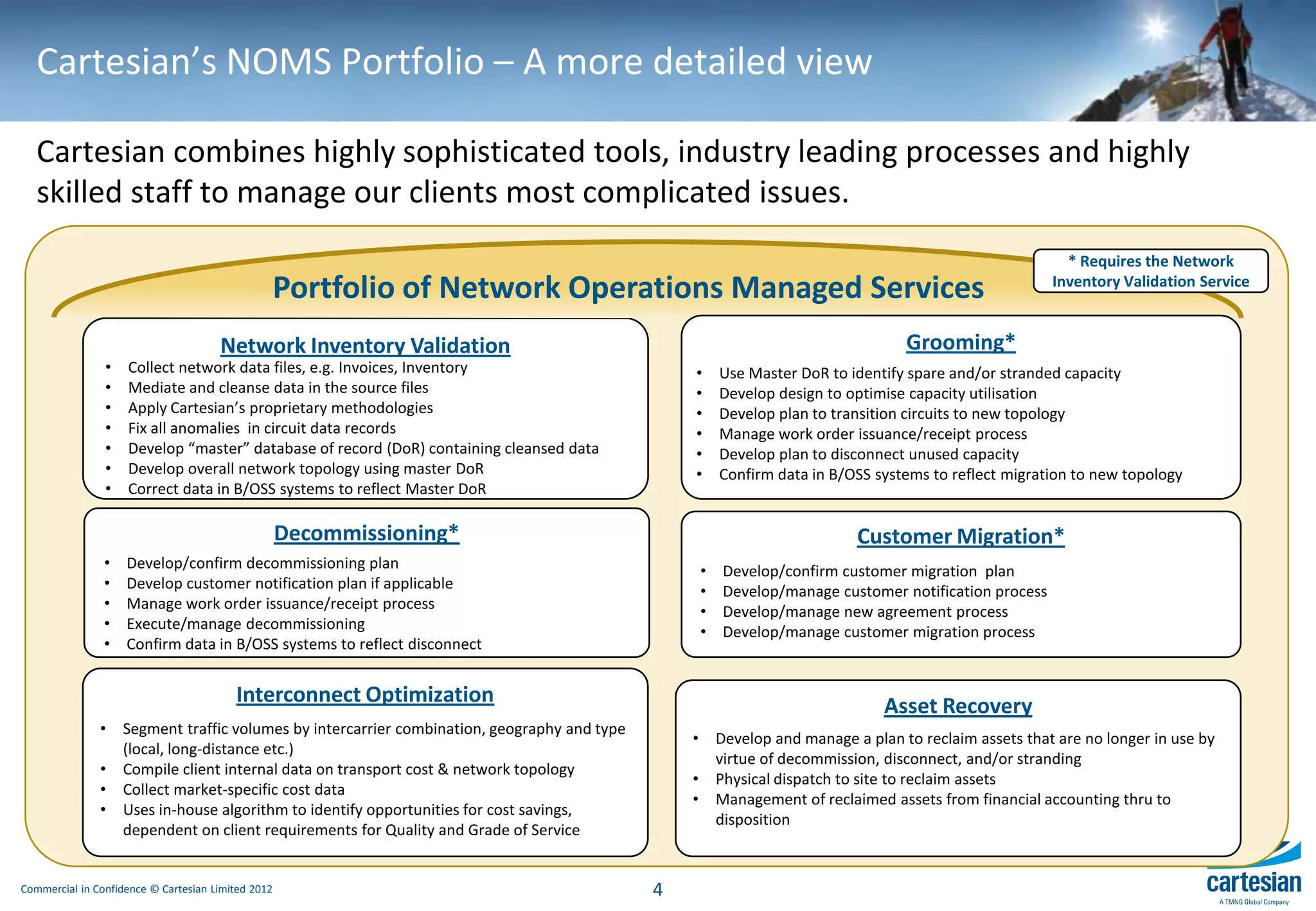 Network Operations Managed Services (NOMS) | PPTX