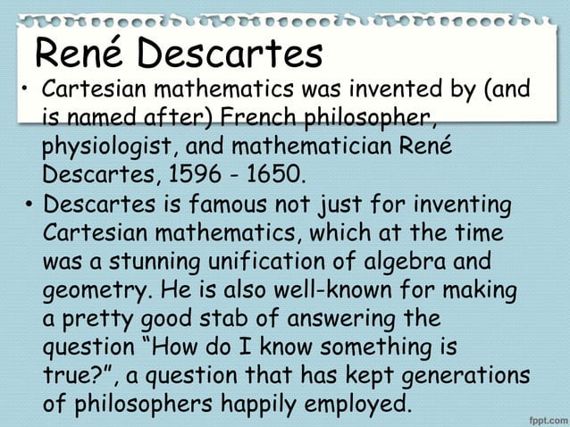 Cartesian plane | PPTX | Geography | Science