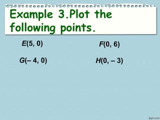 Cartesian plane | PPTX