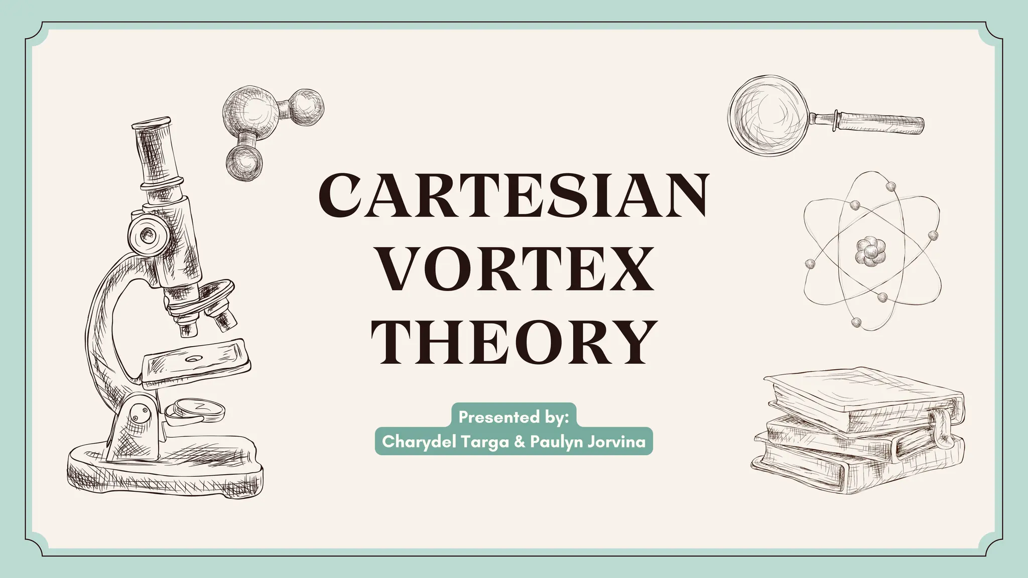 a presentation about cartesian vortex theory | PDF
