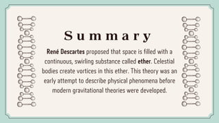 a presentation about cartesian vortex theory | PDF