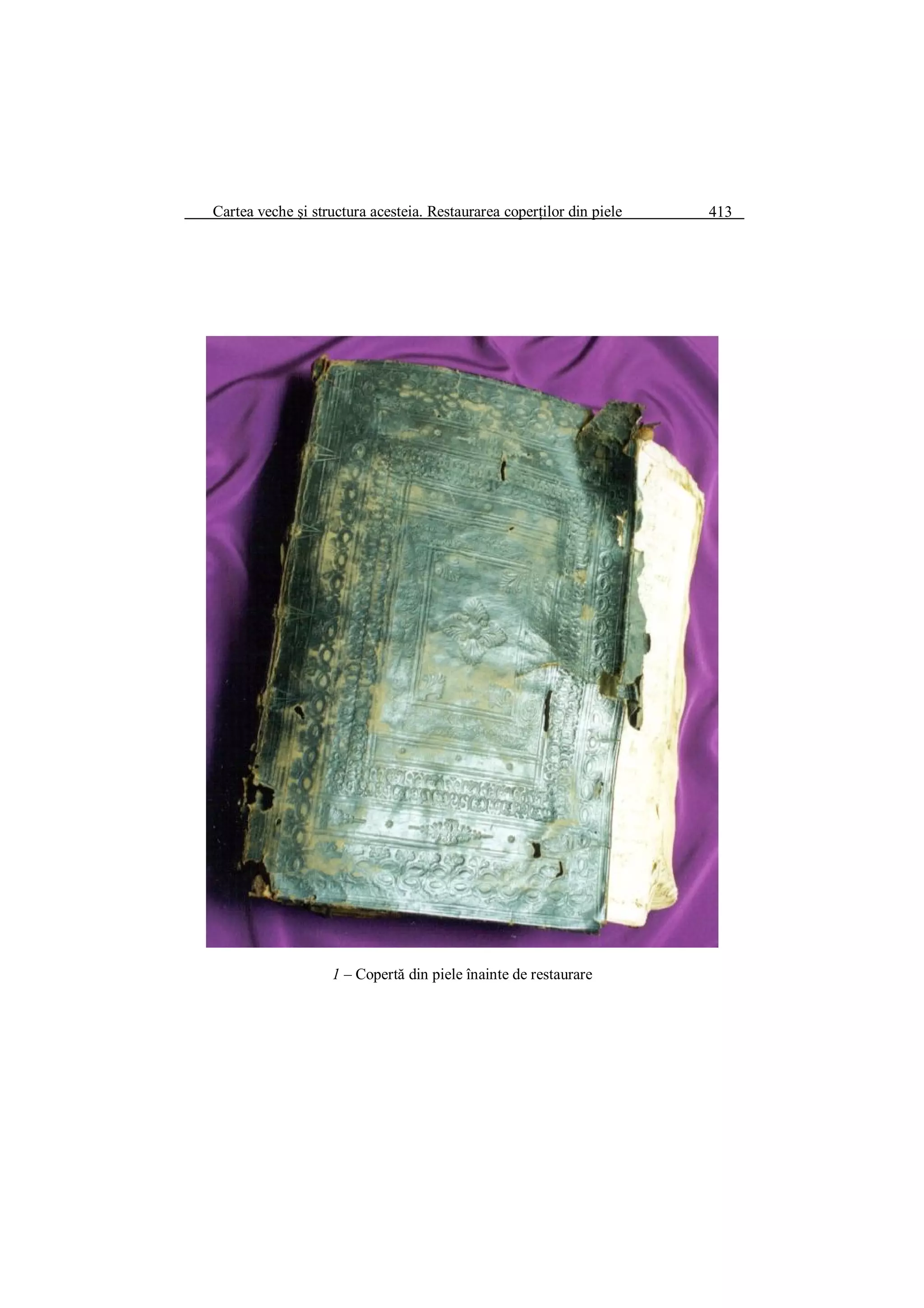 Carte veche restaurare | PDF