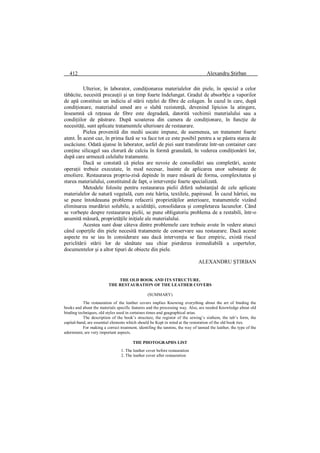 Carte veche restaurare | PDF