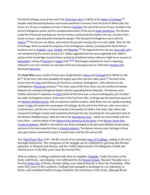 Carthage fall | PDF