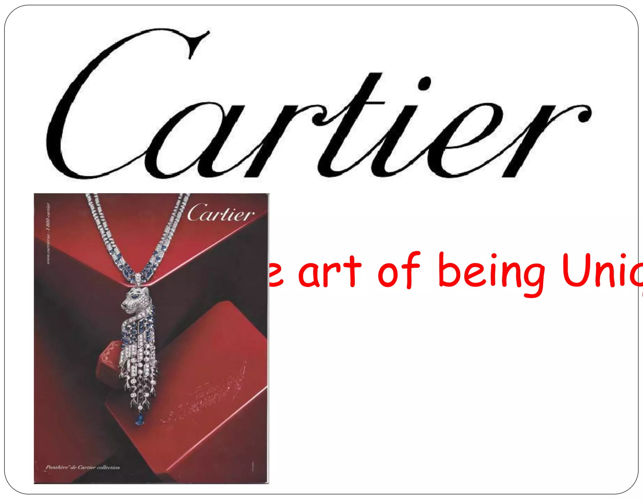 A Presentation on Cartier | PPTX