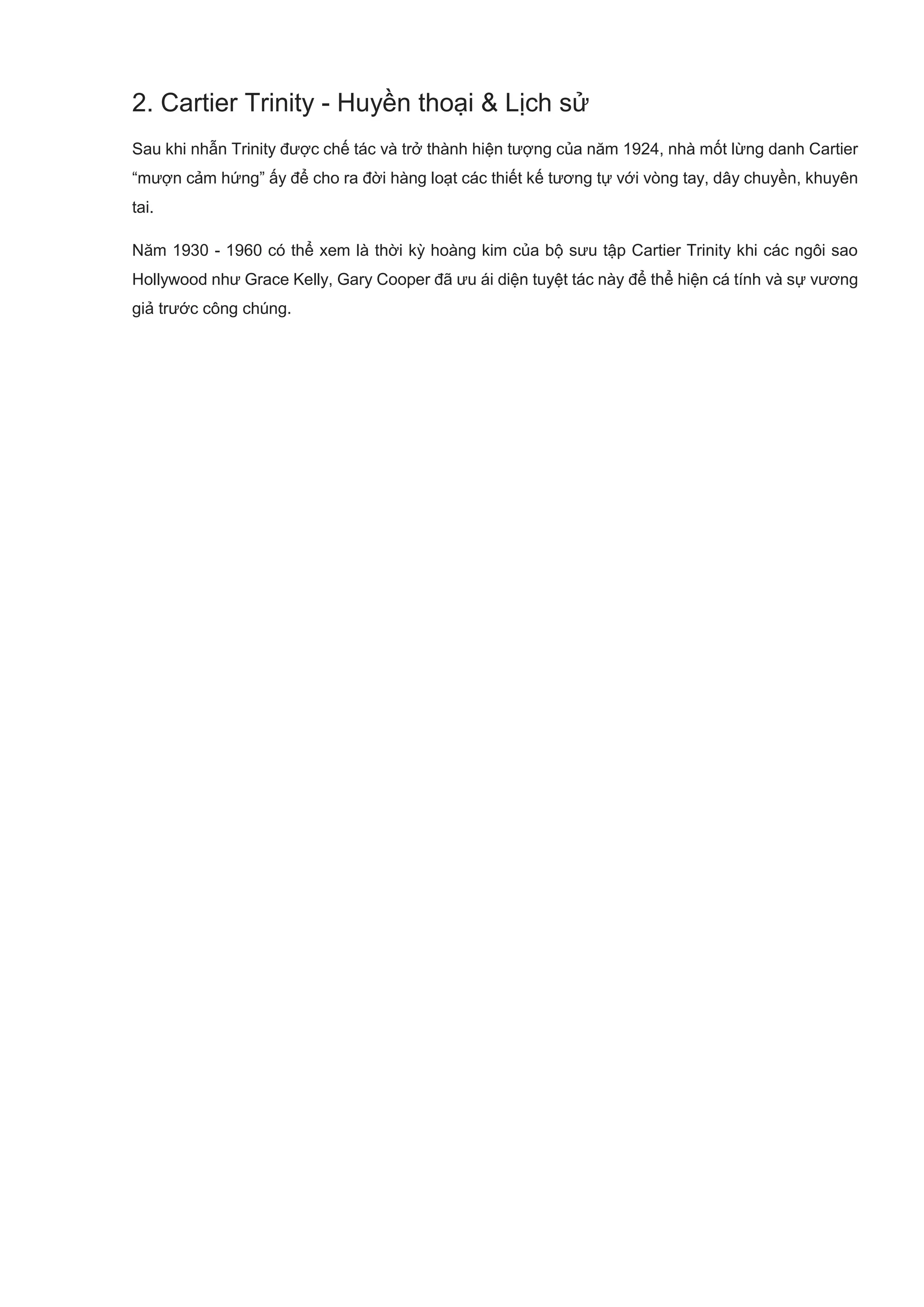 Cartier Trinity | PDF