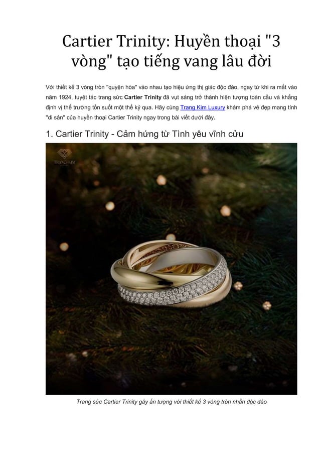 Cartier Trinity | PDF