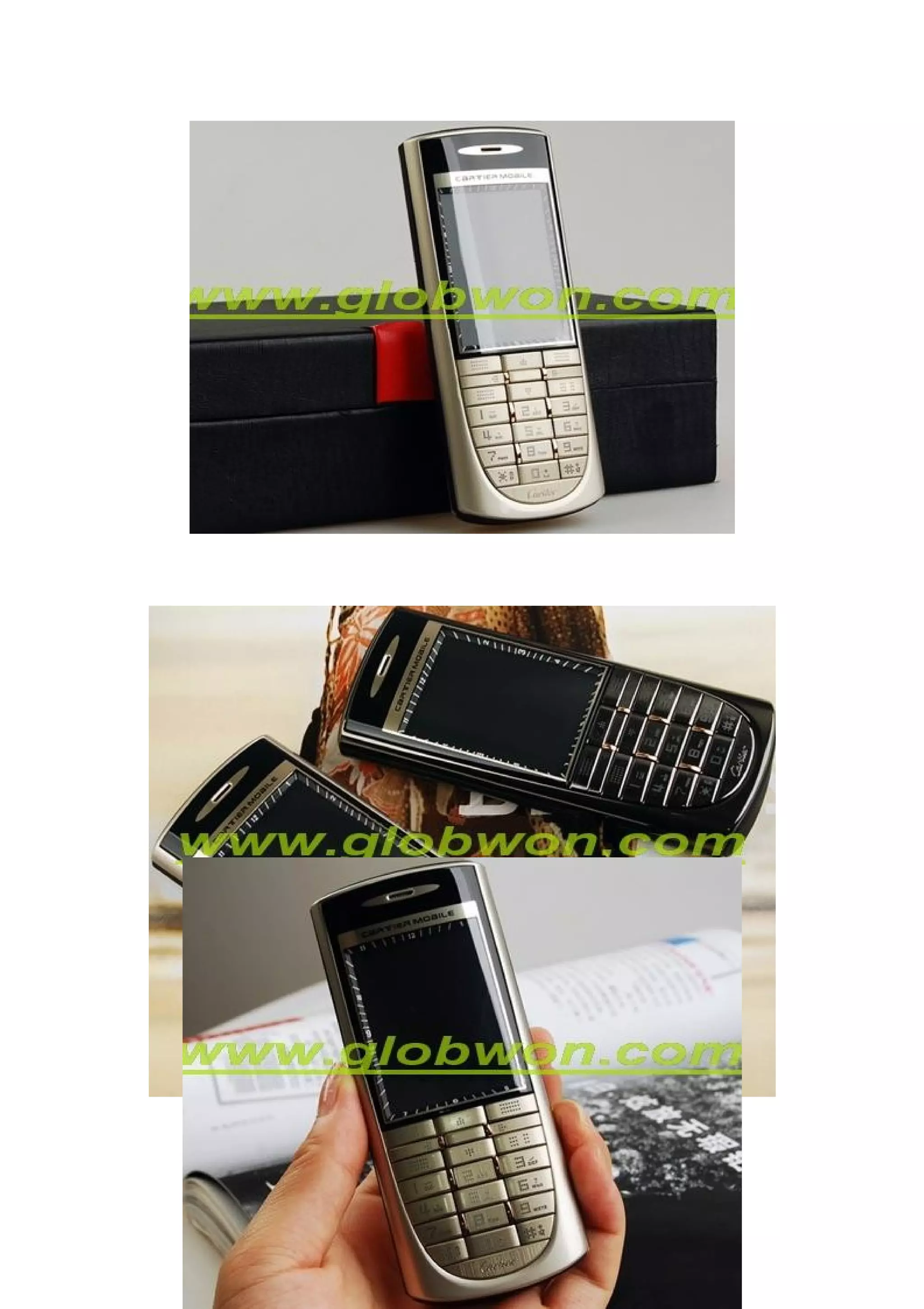 Cartier V6 Dual Sim Luxury Metal Mobile Phone | DOC
