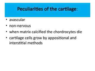 cartilage of connective tissue in human body | PPTX