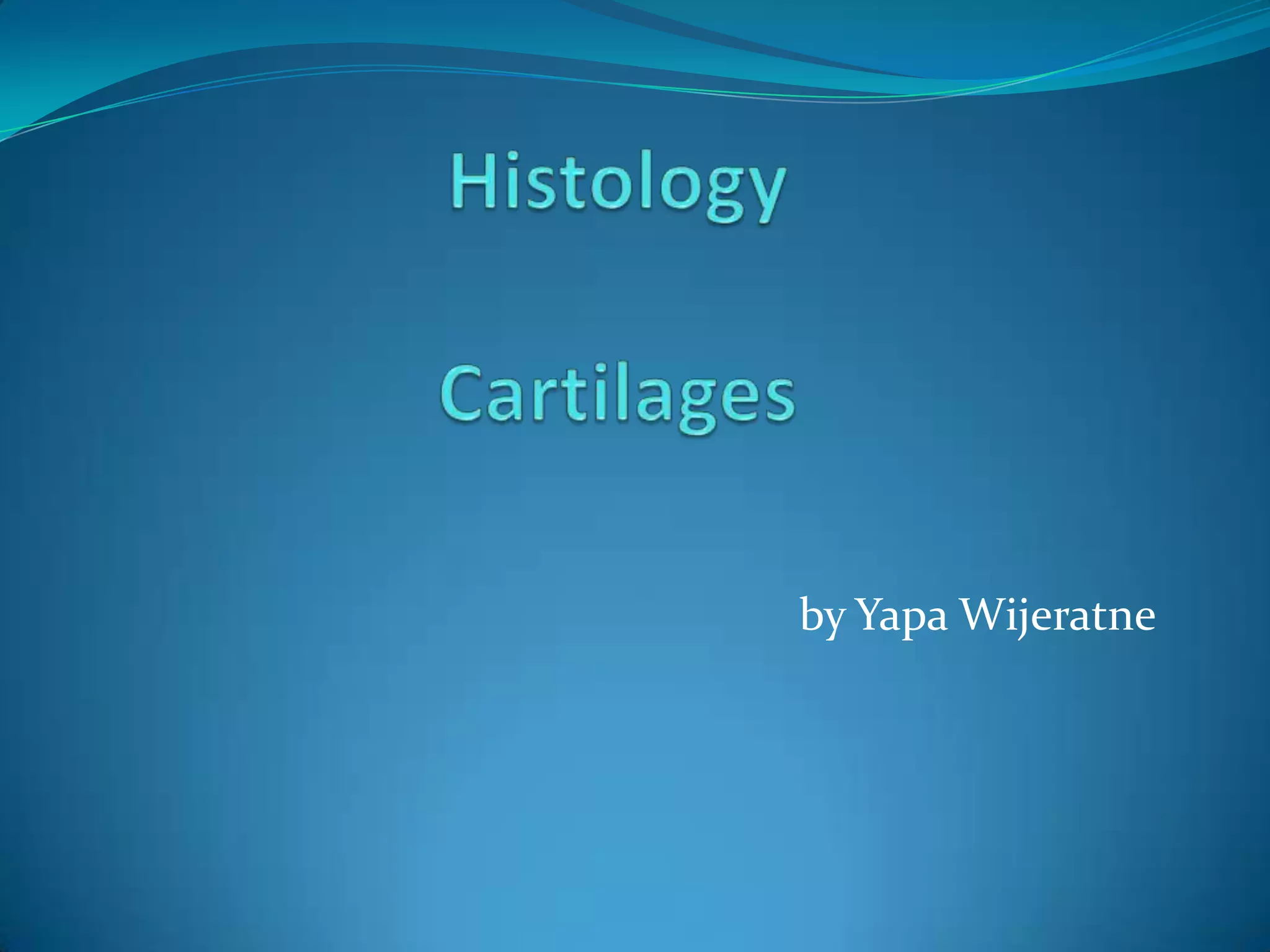 Cartilages.histology | PPTX