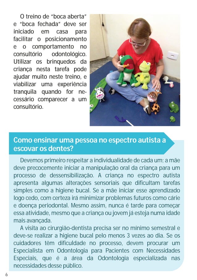Cartilha higiene bucal para pessoas com TEA -Transtorno do Espectro ... Cartilha higiene bucal para pessoas com TEA -Transtorno do Espectro ...
