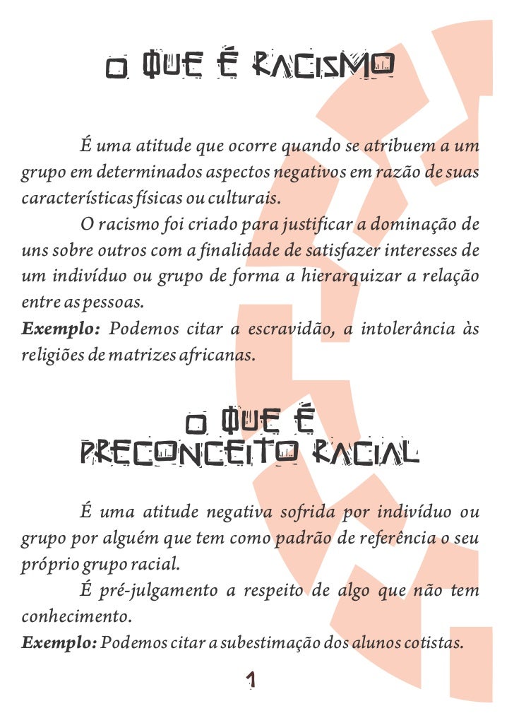 Cartilha pioneirismo no combate ao racismo