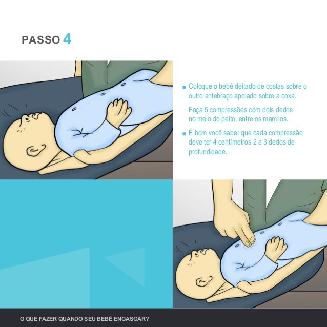Como atender o engasgo de uma criança