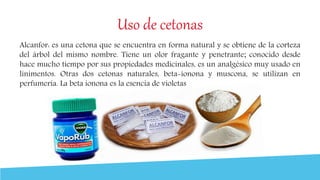 Cartilla sobre aldehídos y cetonas | PPTX